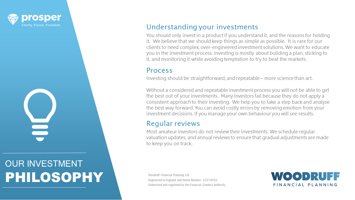 Our investment philosophy